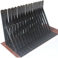 12''x8'' 12 Pack-Black Heavy Duty Metal Shelf Brackets - Walmart.com