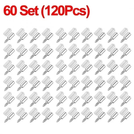 120/10PCS Self Tapping Screw Layer Plate Holder Wardrobe Septum ...