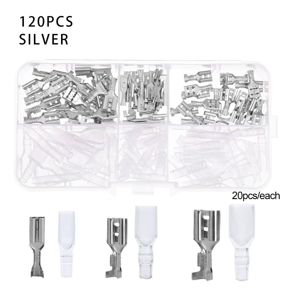120/135/270/360PCS Electrical Kit Insulated Sheath Male Female Wire ...