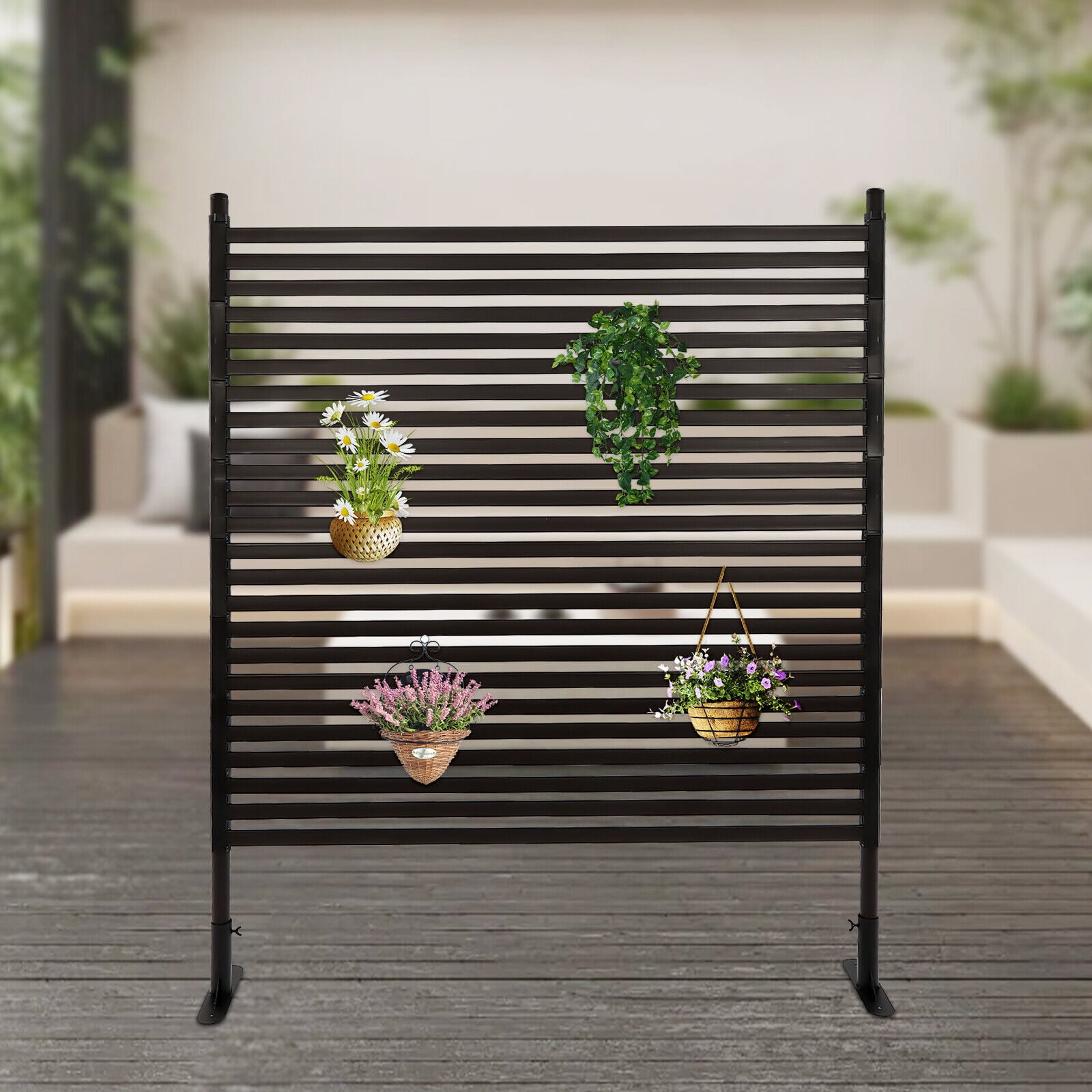 120*150cm Outdoor Backyard Privacy Fence Screen Tall Divider Height ...