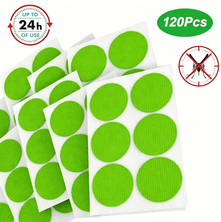 120/180Pcs Stickers for Kids and Adults, Citronella-Based Mosquit ...