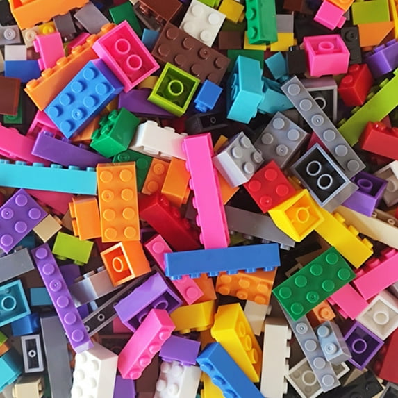 120/240PCS Building Blocks Lot Pack City Classic Bricks Sorted By Color ...