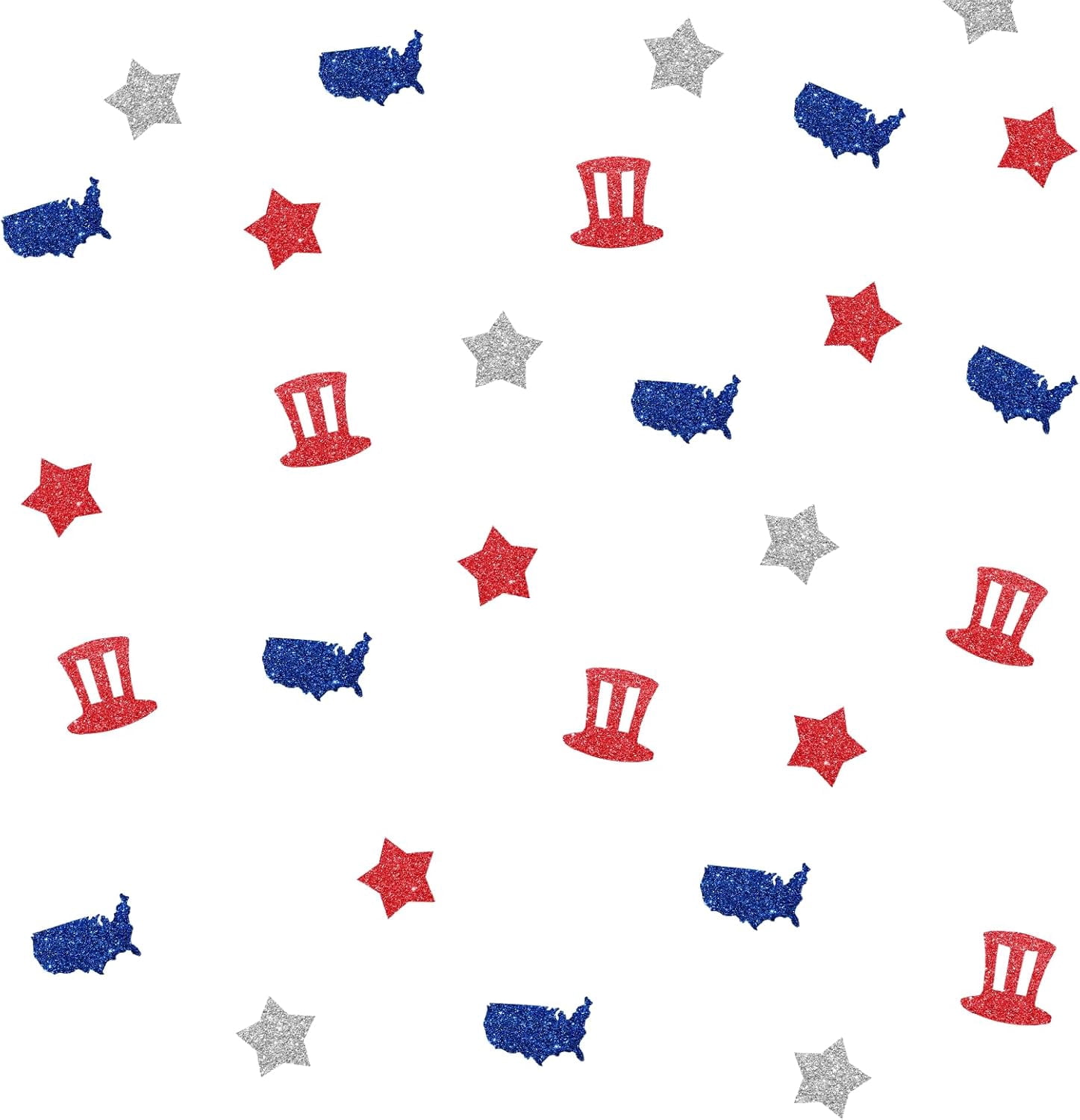 120 4th of July Confetti, Election Night Table Confetti, Independence ...