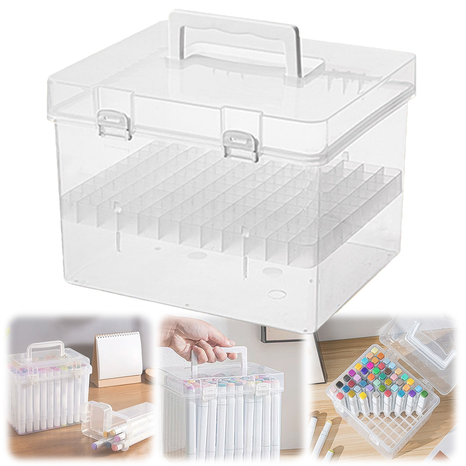 120-Color Paint Pen Storage Box (Pens Not Included),1Pcs Paint Pen ...