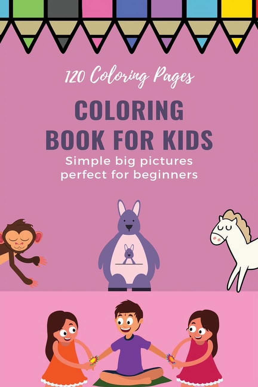 120 Coloring pages Coloring book for kids simple big pictures perfect ...