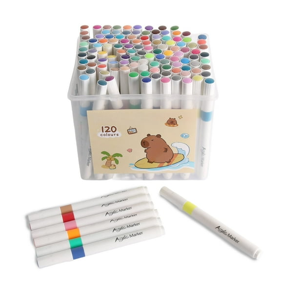 Blaxill Acrylic Paint Pens Extra-Fine Tip | 64ml | Multipurpose Paint ...