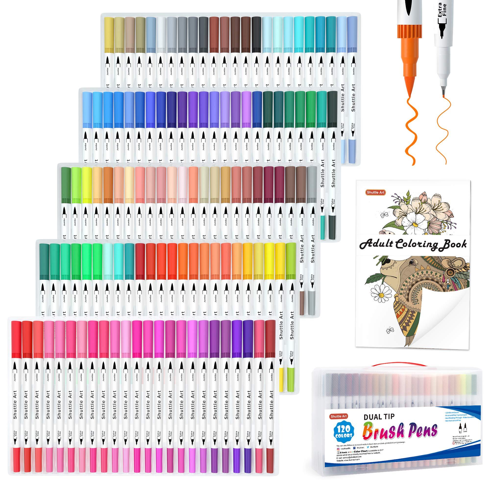 Bright Ideas: Bright Ideas: 20 Double-Ended Colored Brush Pens: (Dual ...