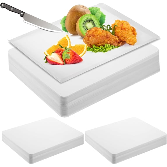 120 Count Disposable Cutting Board Sheets 10 x 13 Inch Flexible Plastic ...