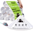 120 Count Tidy Draw-Pack Cat Waste Bags Compatible with 3/4/5 Automatic ...