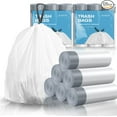 120 Counts 1.6 Gallon Mini Drawstring Trash Bags, Small Garbage Bags by ...