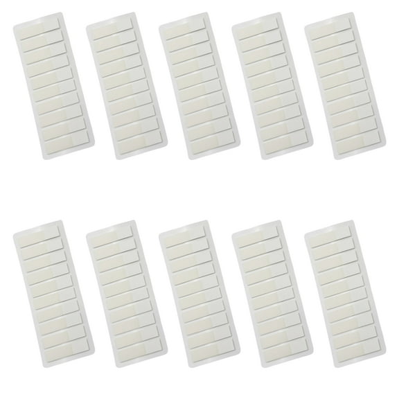 120 Counts White Clear PET Label Writable PET Page Marker Bookmarks ...