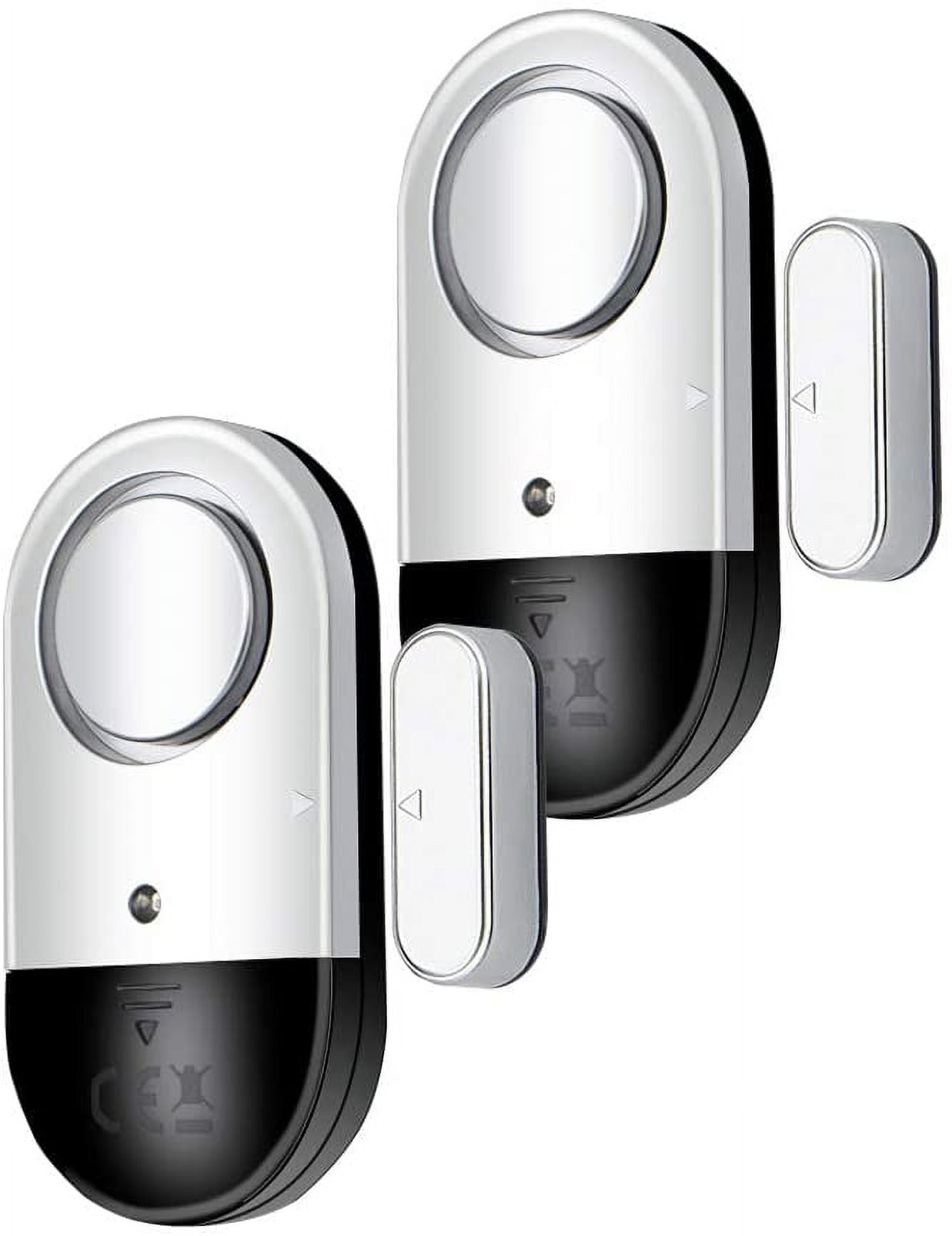 120 DB Loud Door and Window Open Alarm Sensor 2 Pack for Kids, Dementia ...