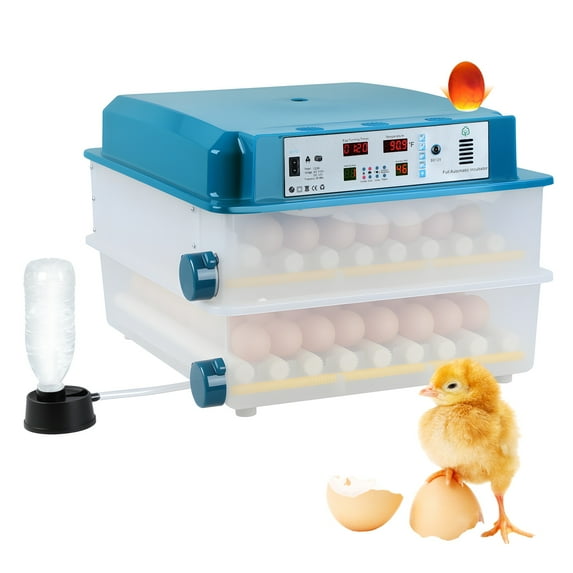 120 Eggs Automatic Egg Incubator | Smart Incubation Machine with Auto Temperature & Humidity ...
