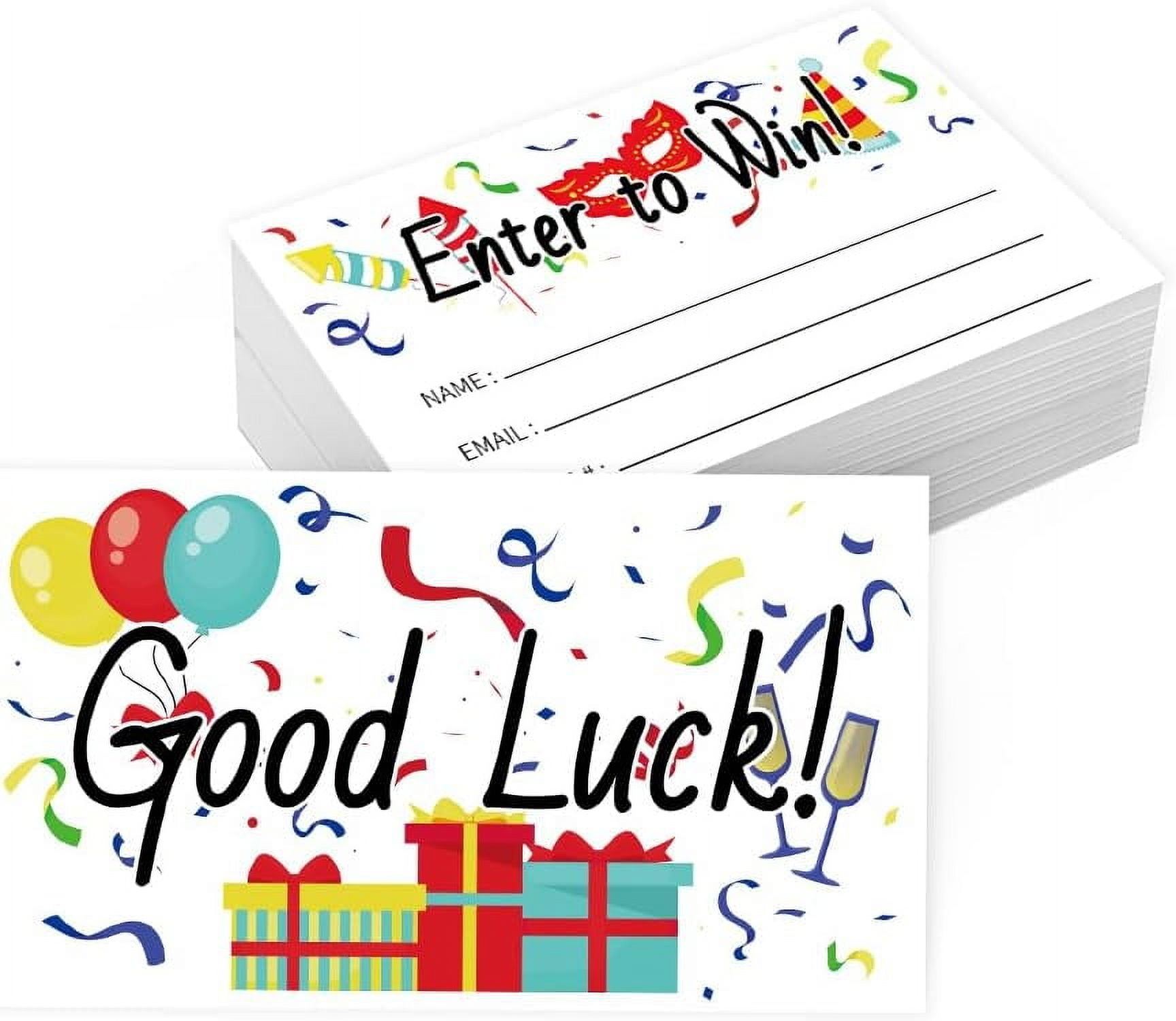 120 Enter To Win Raffle Cards Lucky Draw Raffle Tickets Entry Form ...