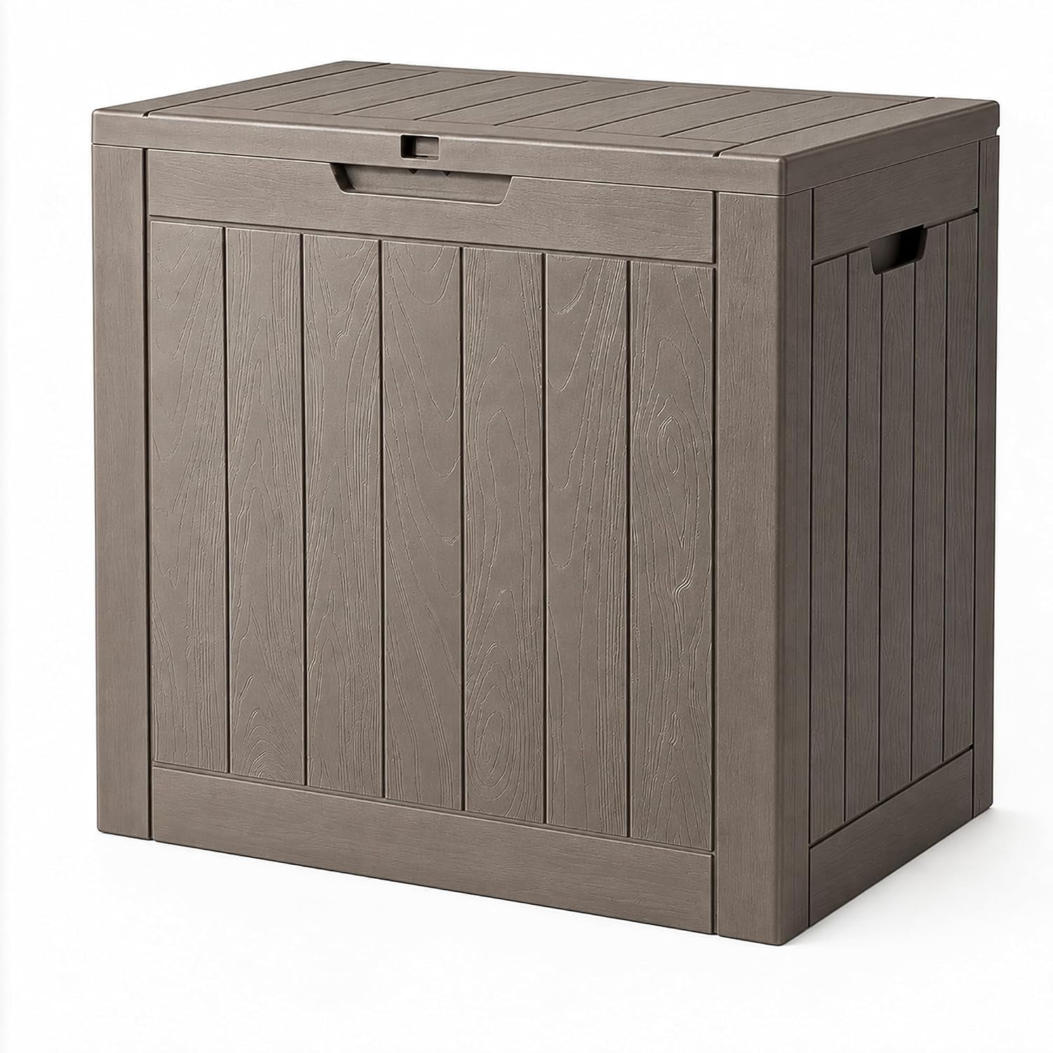 120 Gal Outdoor Storage Box Waterproof Lockable, Deck Box, Gas Lift ...