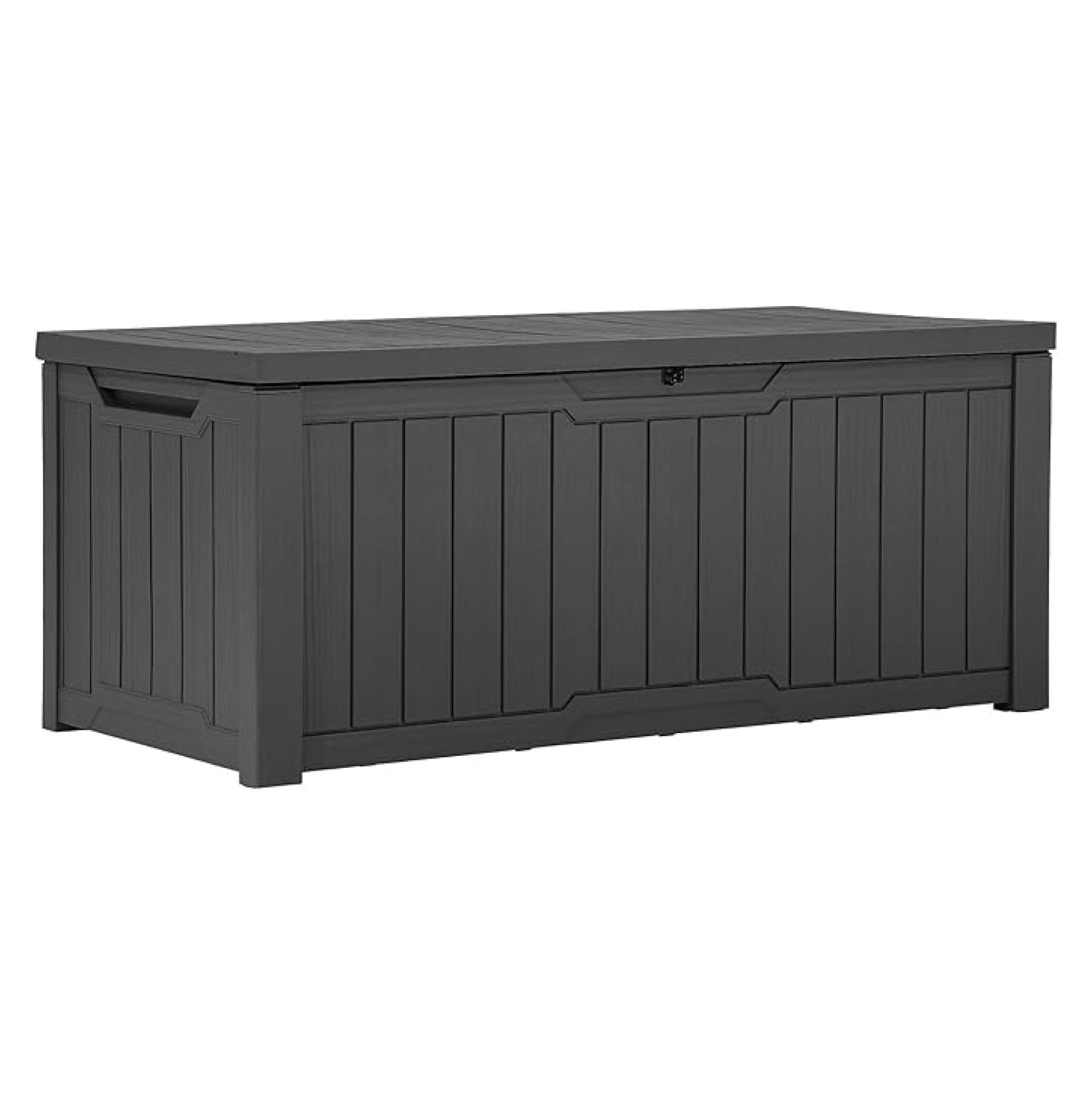 120 Gallon Resin , Weather Resistant Outdoor Storage Box for Patio ...