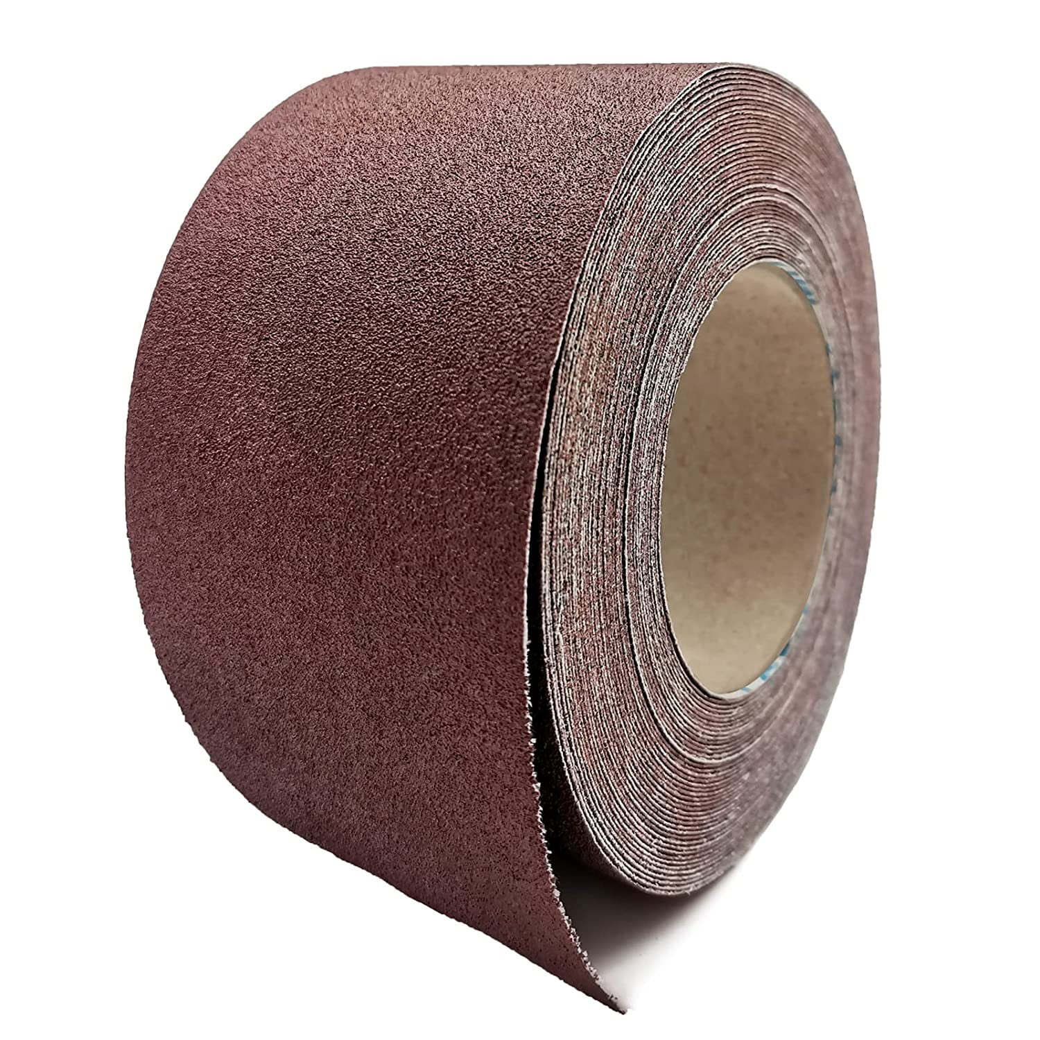 120 Grit Sandpaper Roll, 3 Inch x 49 Feet Emery Cloth Roll Aluminum ...