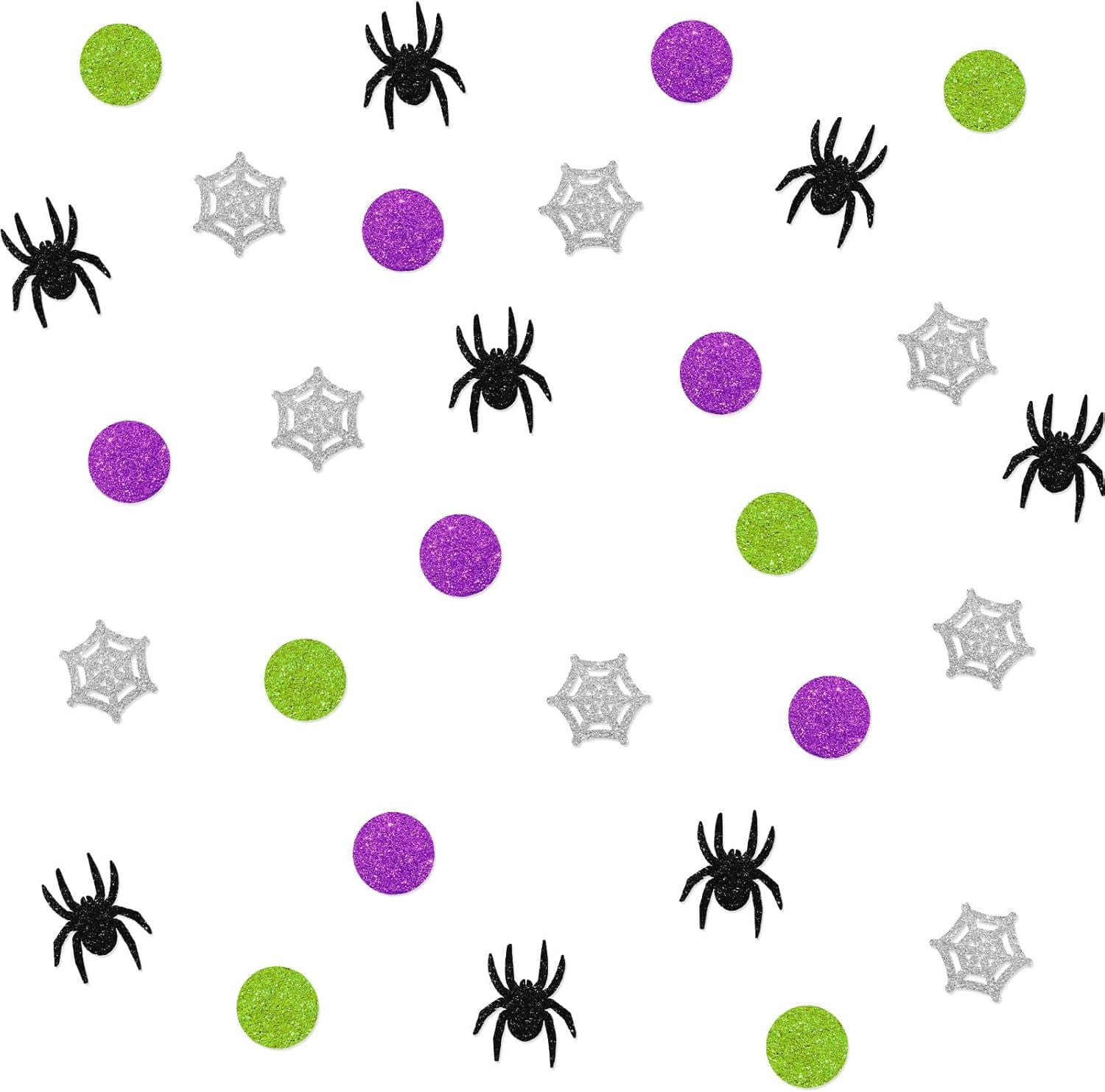 120 Happy Halloween Confetti, Spider Table Confetti, Witch Paper ...