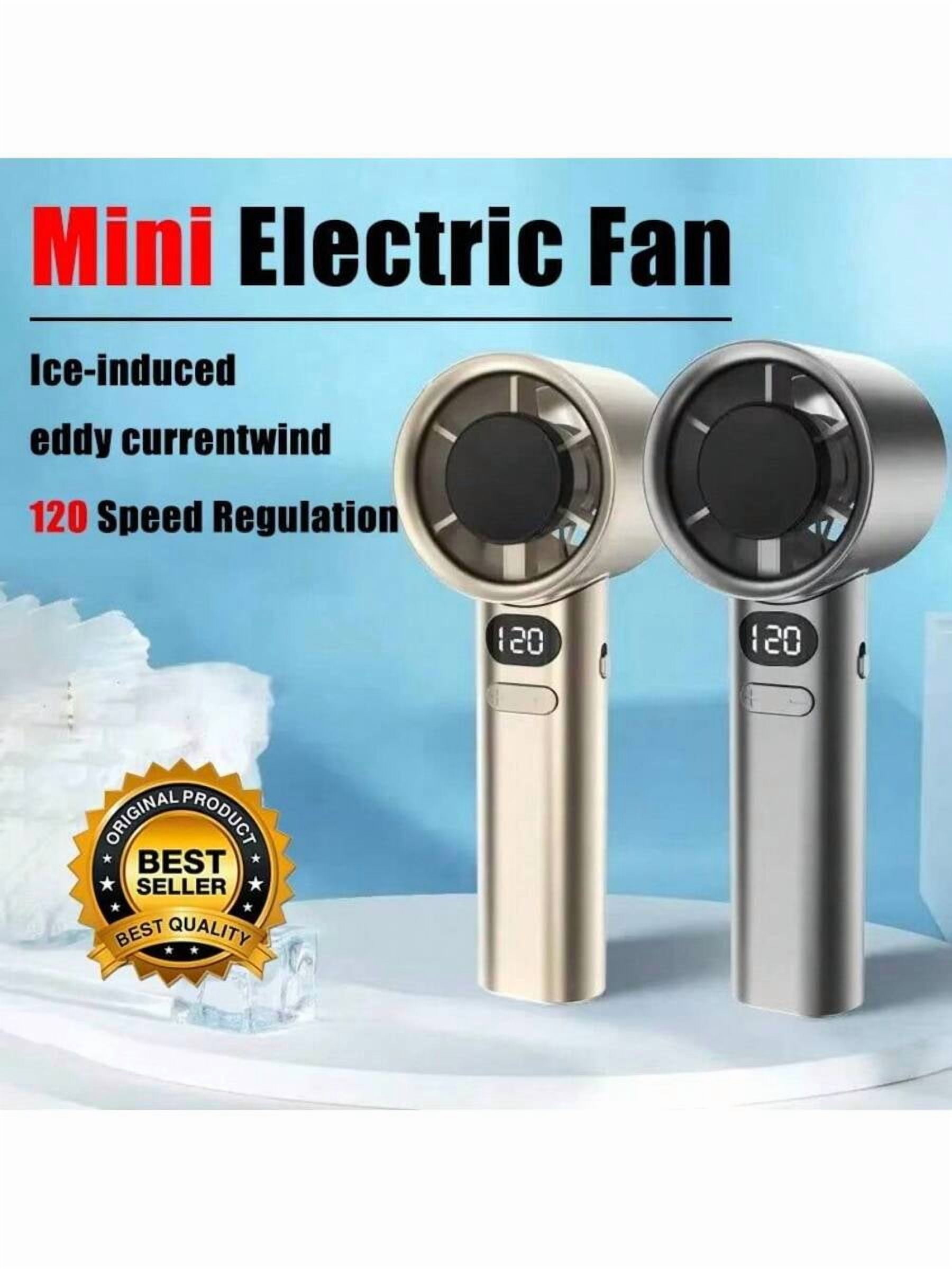 120 High-Speed Desktop Fan Adjustable Portable Handheld Turbofan USB ...