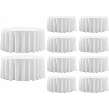 BalsaCircle 10 Pieces 120" Eucalyptus Sage Green Round Polyester ...