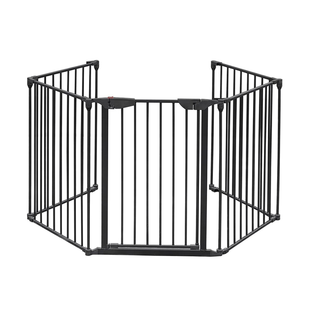 120 Inches Wide Configurable Baby Gate, Fence Guard with Adjustable 5 ...