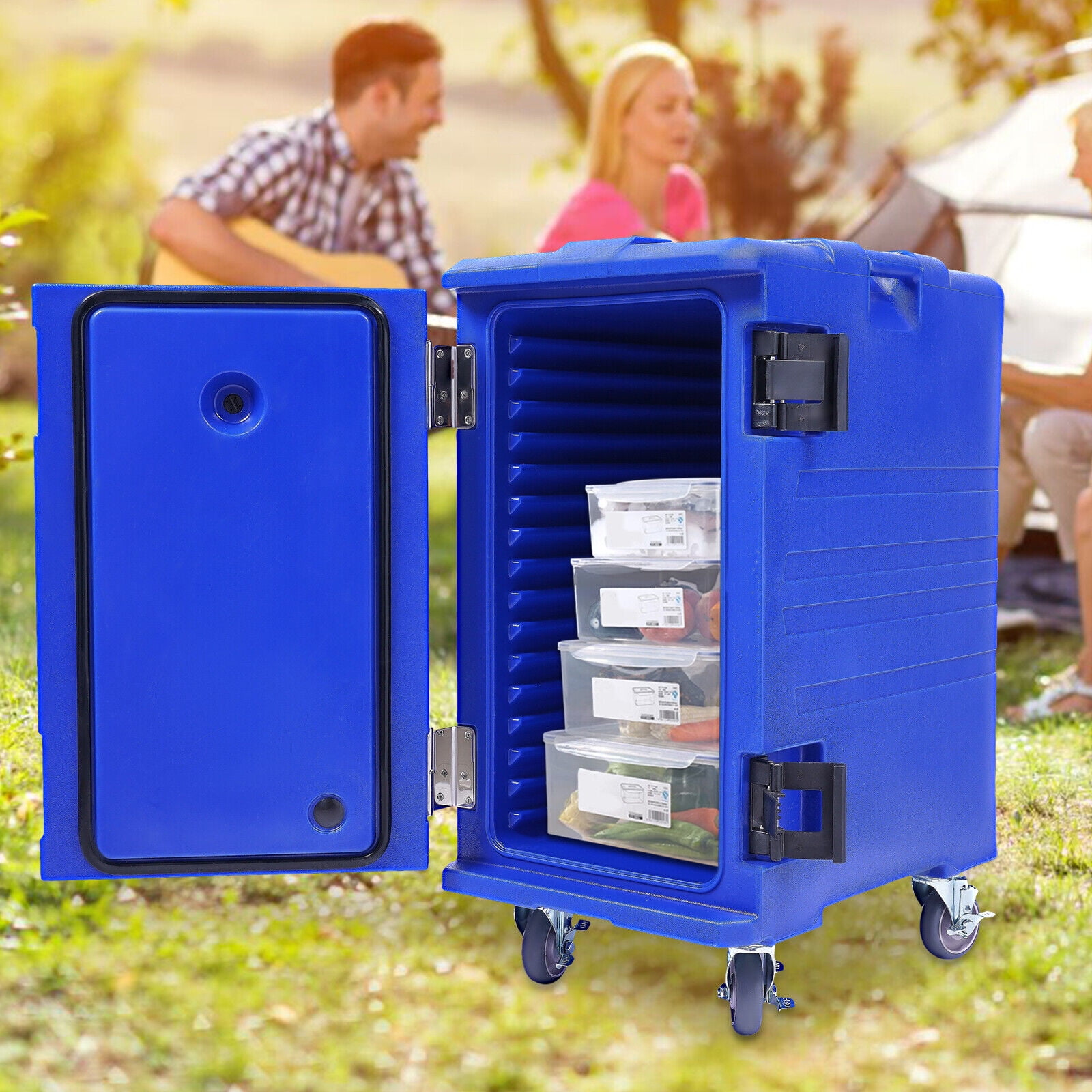 120 L /109 Qt Hot Box For Commercial Insulated Food Warmer Pan Carrier ...