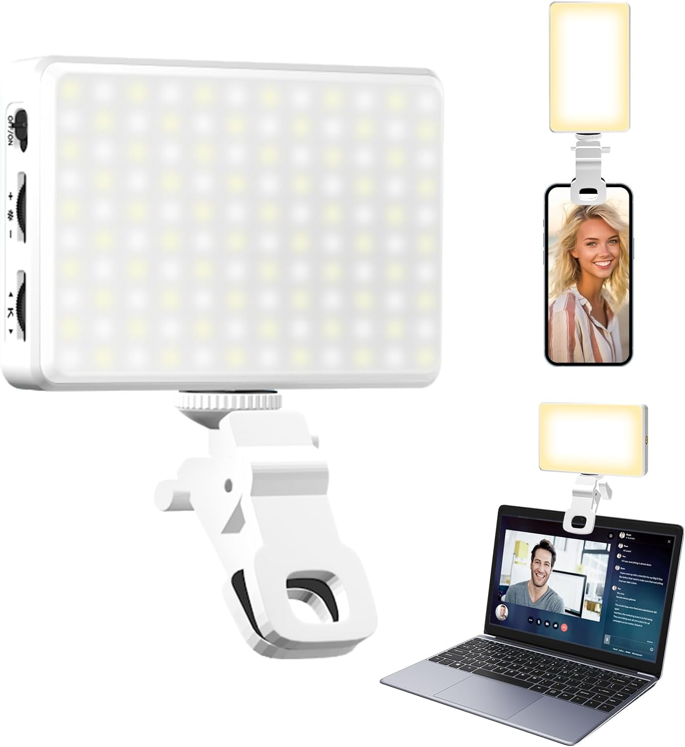 120 LED mobile phone light, selfie light, video editing light ...