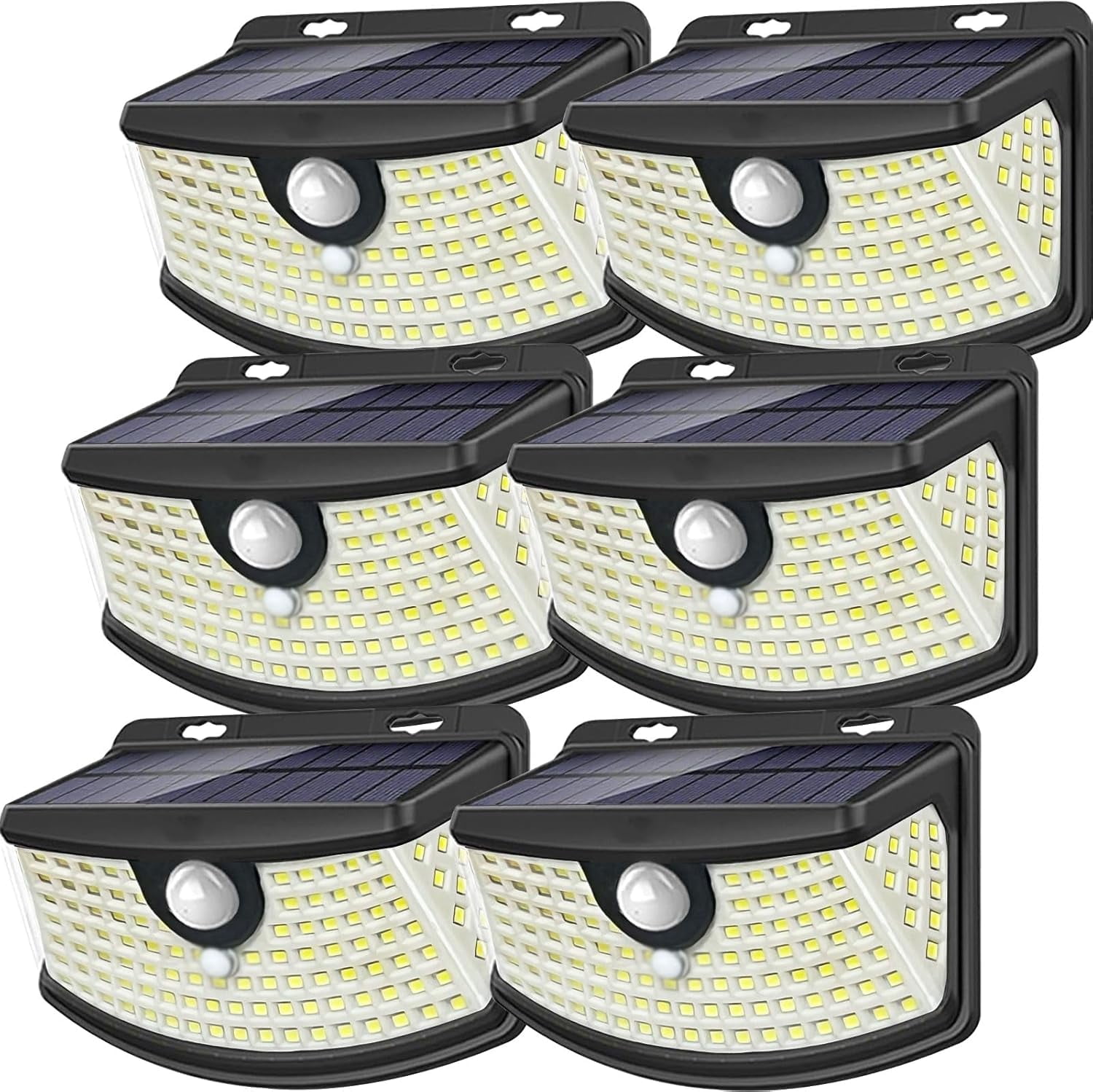 120 New Solar Motion Sensor Lights with Reflectors, 270 ° Wide-angle ...