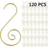 120 PCS Christmas Ornament Hooks - 2" Long Christmas Tree Decorating ...