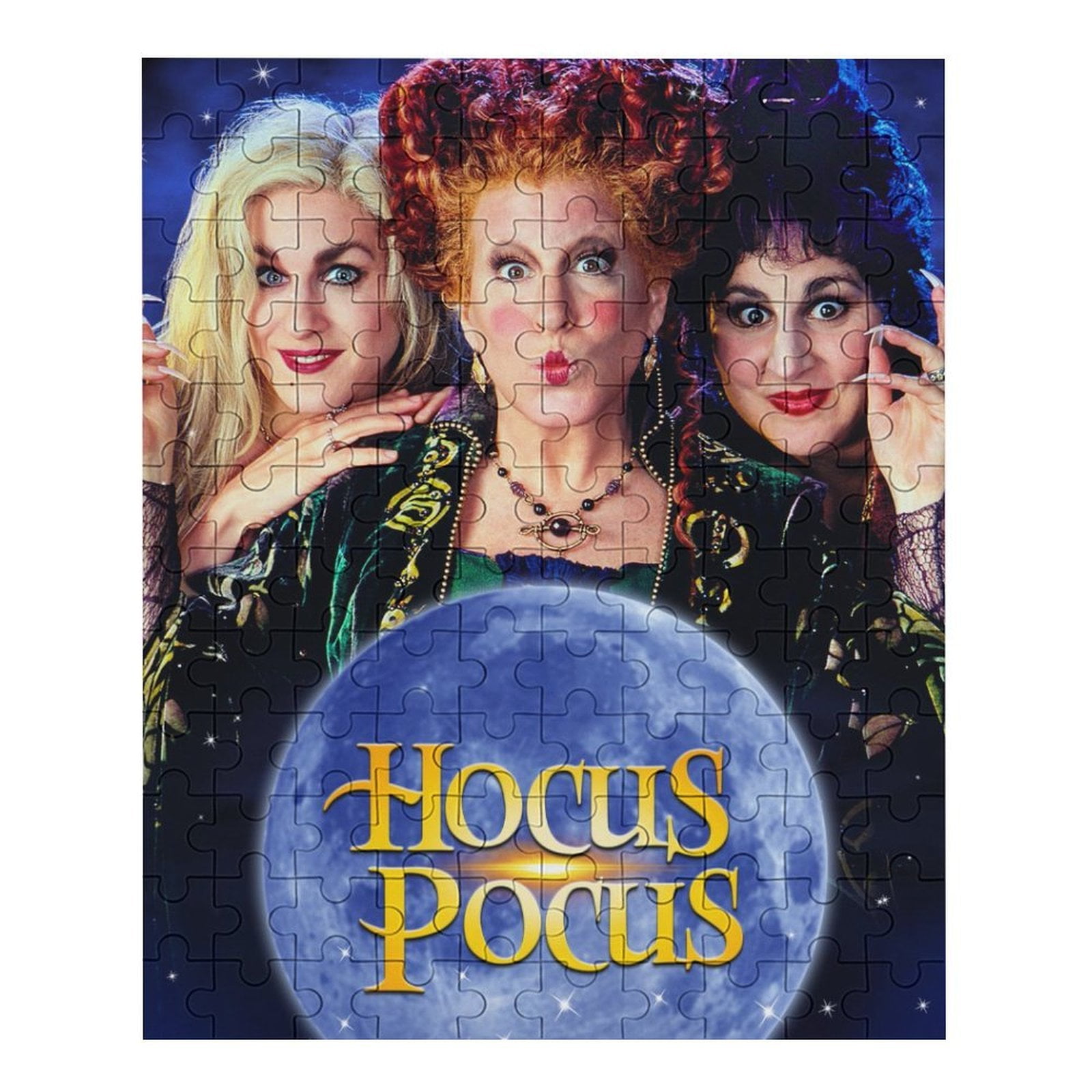 120 PCS Jigsaw Puzzle Hocus Pocus Wooden Puzzle Challenging Game Fun ...