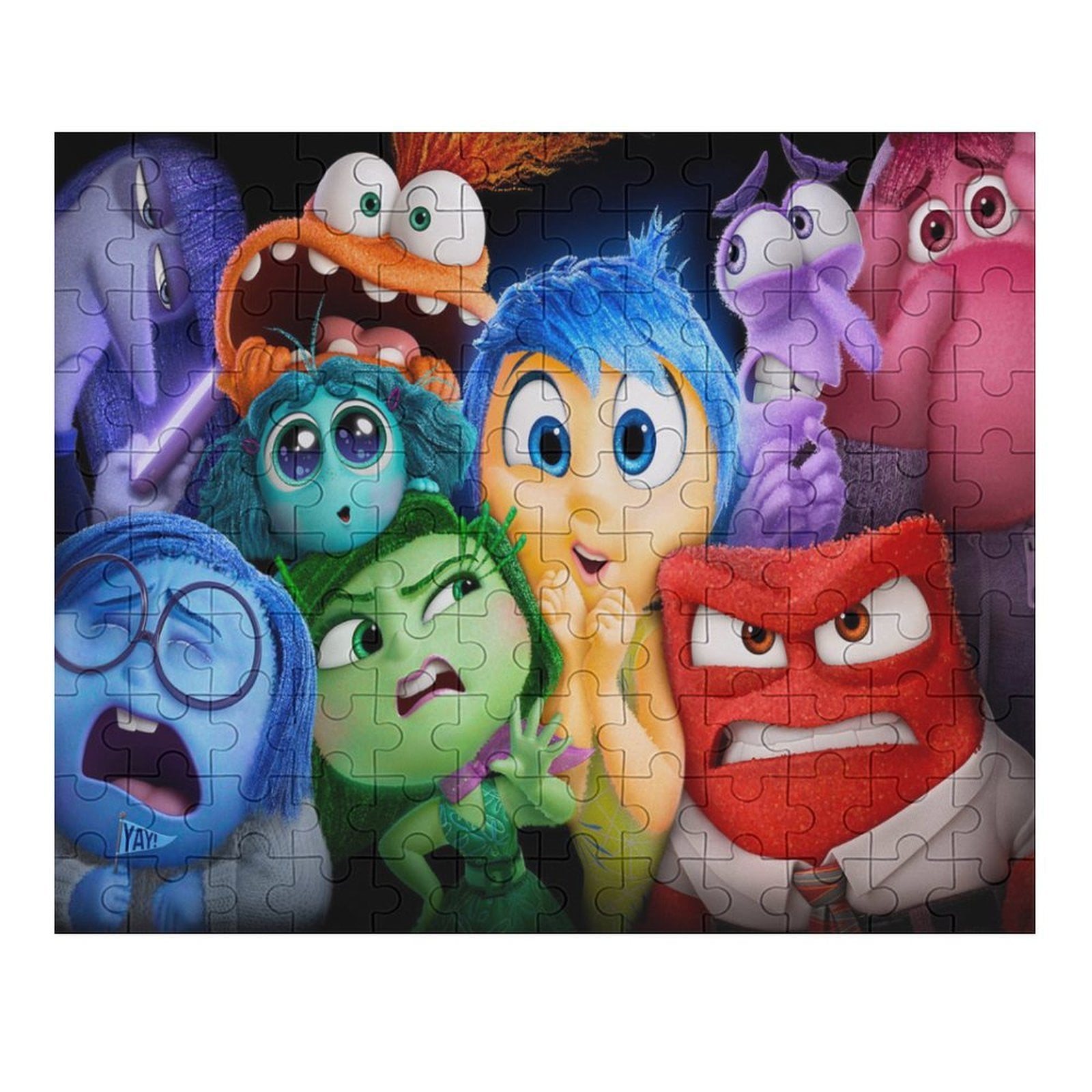 120 PCS Jigsaw Puzzle Inside Out 2 Wooden Puzzle Challenging Game Fun ...
