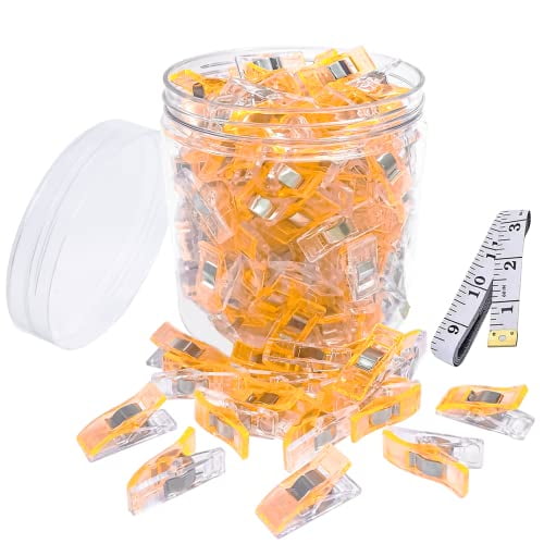 120 PCS Orange Sewing Clips for Fabric,Mini Clips for Sewing,Sewing ...