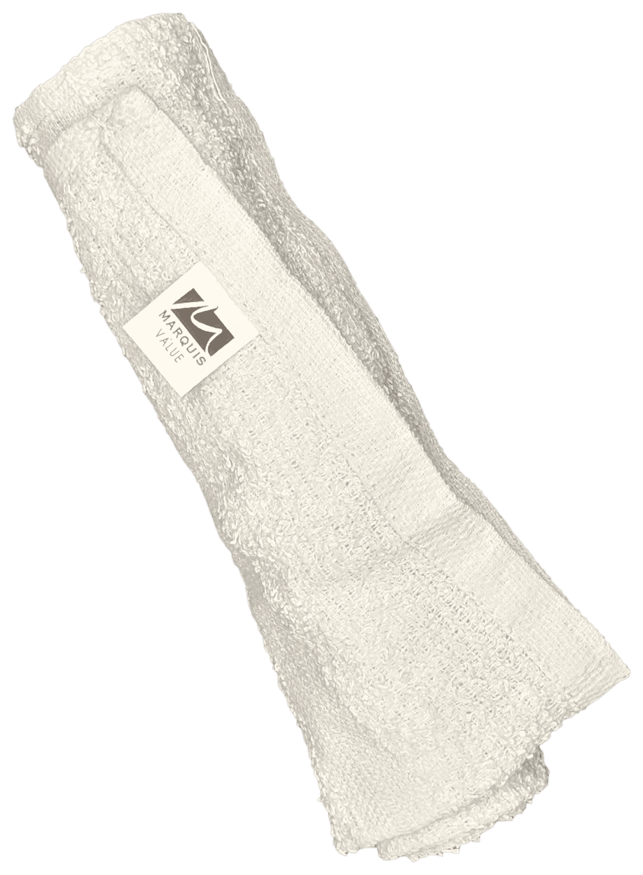 120 Pack 17 x 20 White 100% Cotton Bar Mop Rags - 30 OZ Weight Per ...