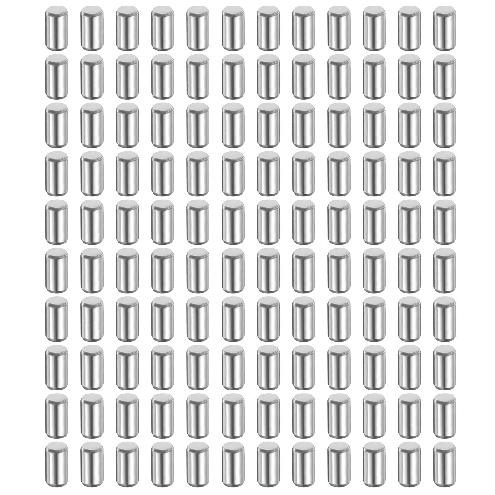 120 Pack 3 mm x 6 mm Dowel Pins, 316L Stainless Steel Cylindrical Dowel ...