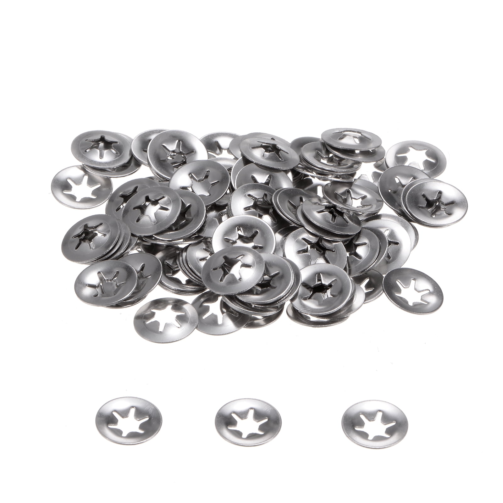 120 Pack Internal Tooth Star Lock Washers M4 Quick Speed Locking ...