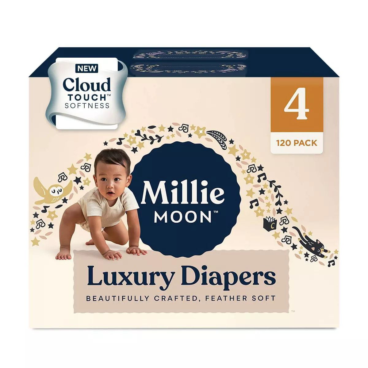 120 Pack Luxury Diapers - Walmart.com