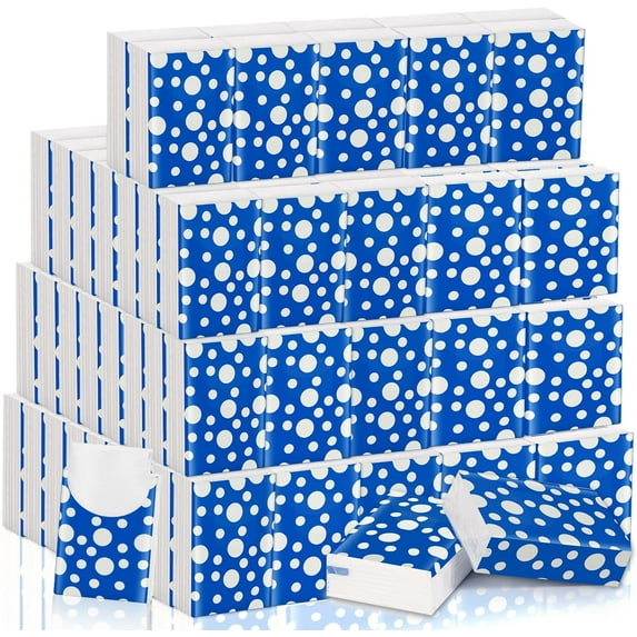 120 Pack Pocket Tissues 1200 Sheets Small Mini Travel Size Tissue Packs ...