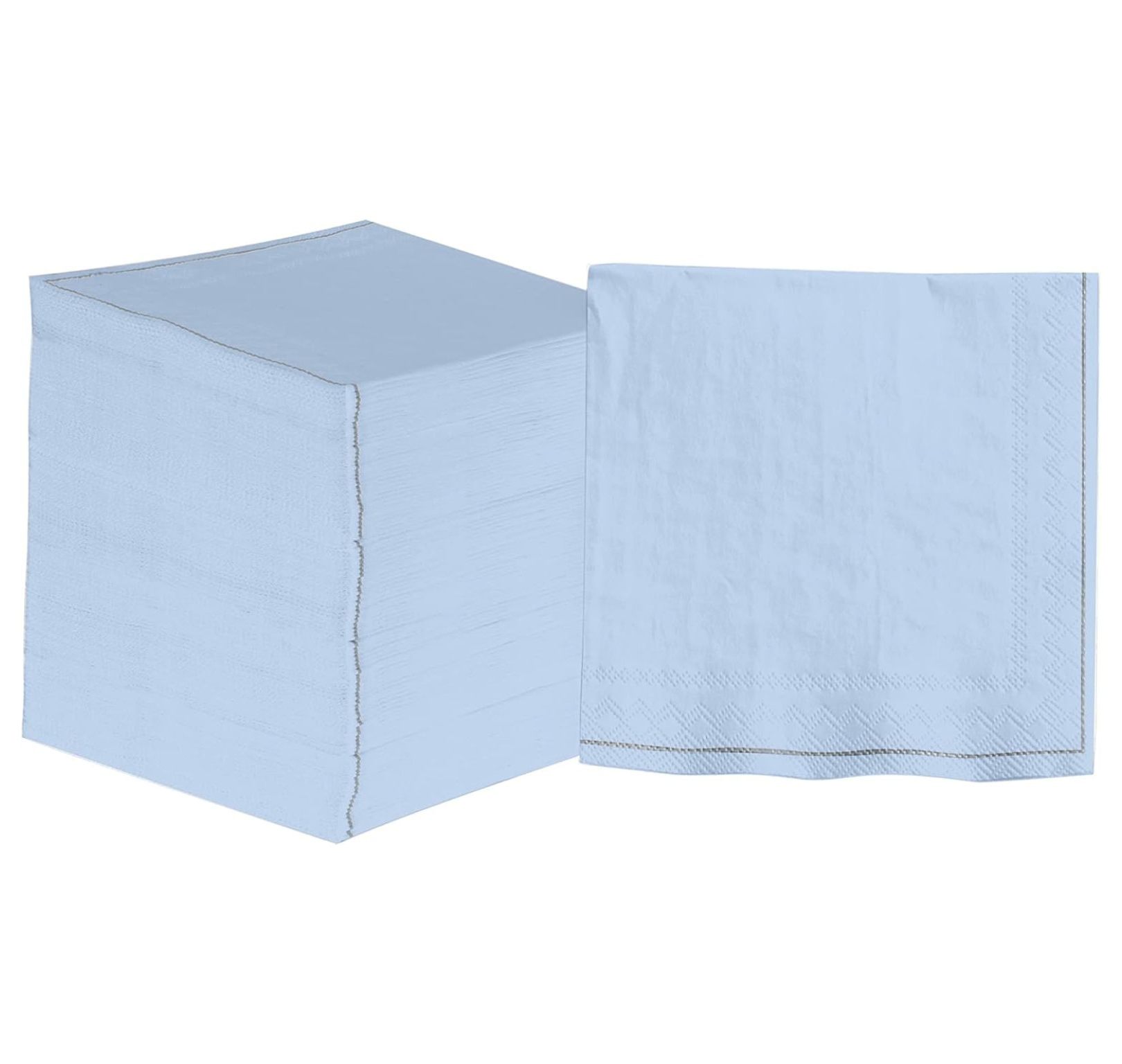 120 Pack Sqaure Cocktail Napkins, Disposable, Premium 3 Ply Paper, 5 x ...