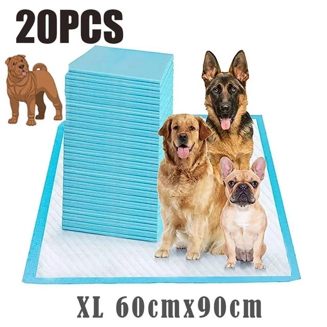 120-Pack Ultra Absorbent 33x45cm Pet Diaper Pads for Dogs &Cats, Odor ...