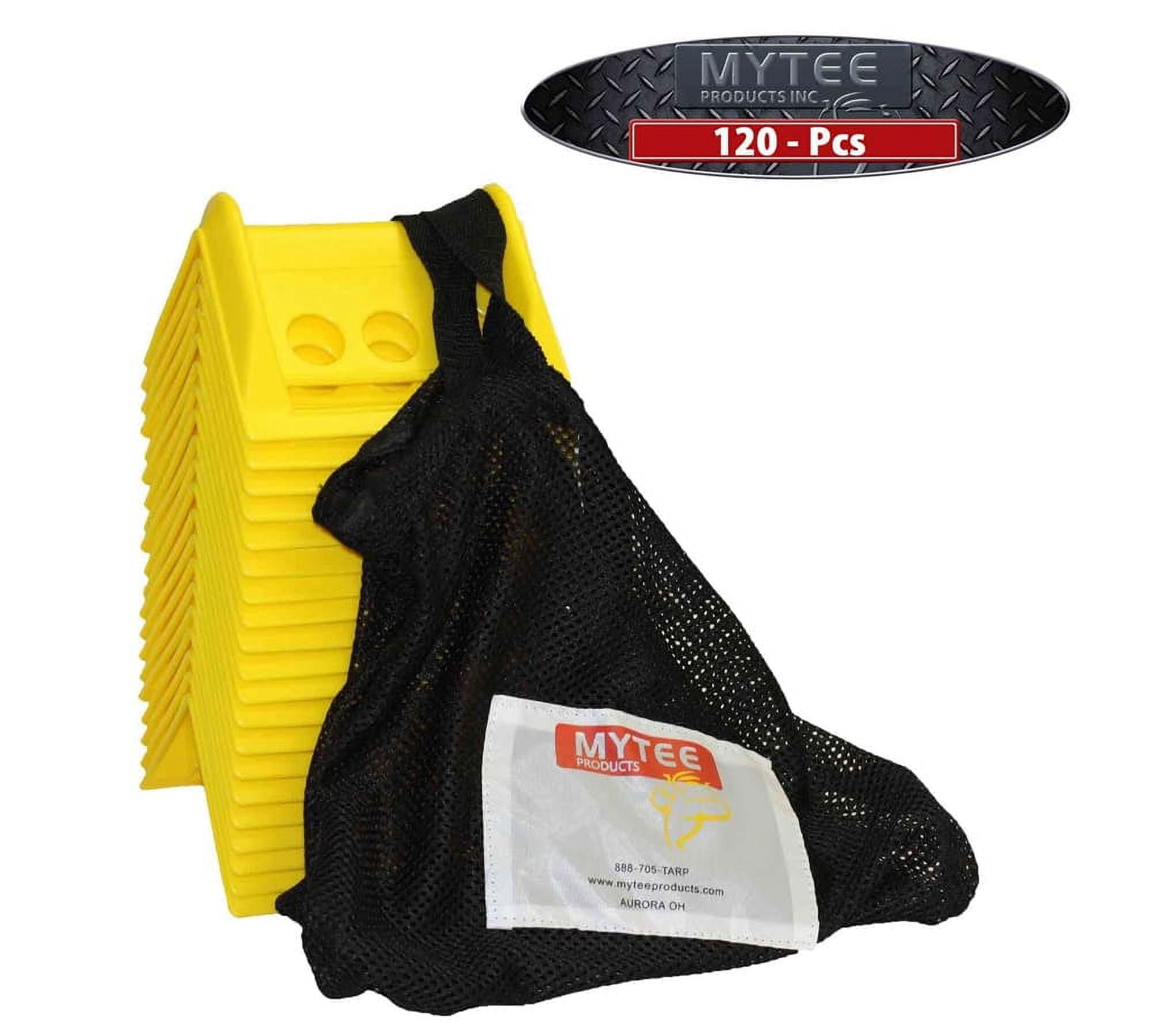 120 Pack Yellow 4" Flatbed Edge Protectors with Carrying Case - 4 ...