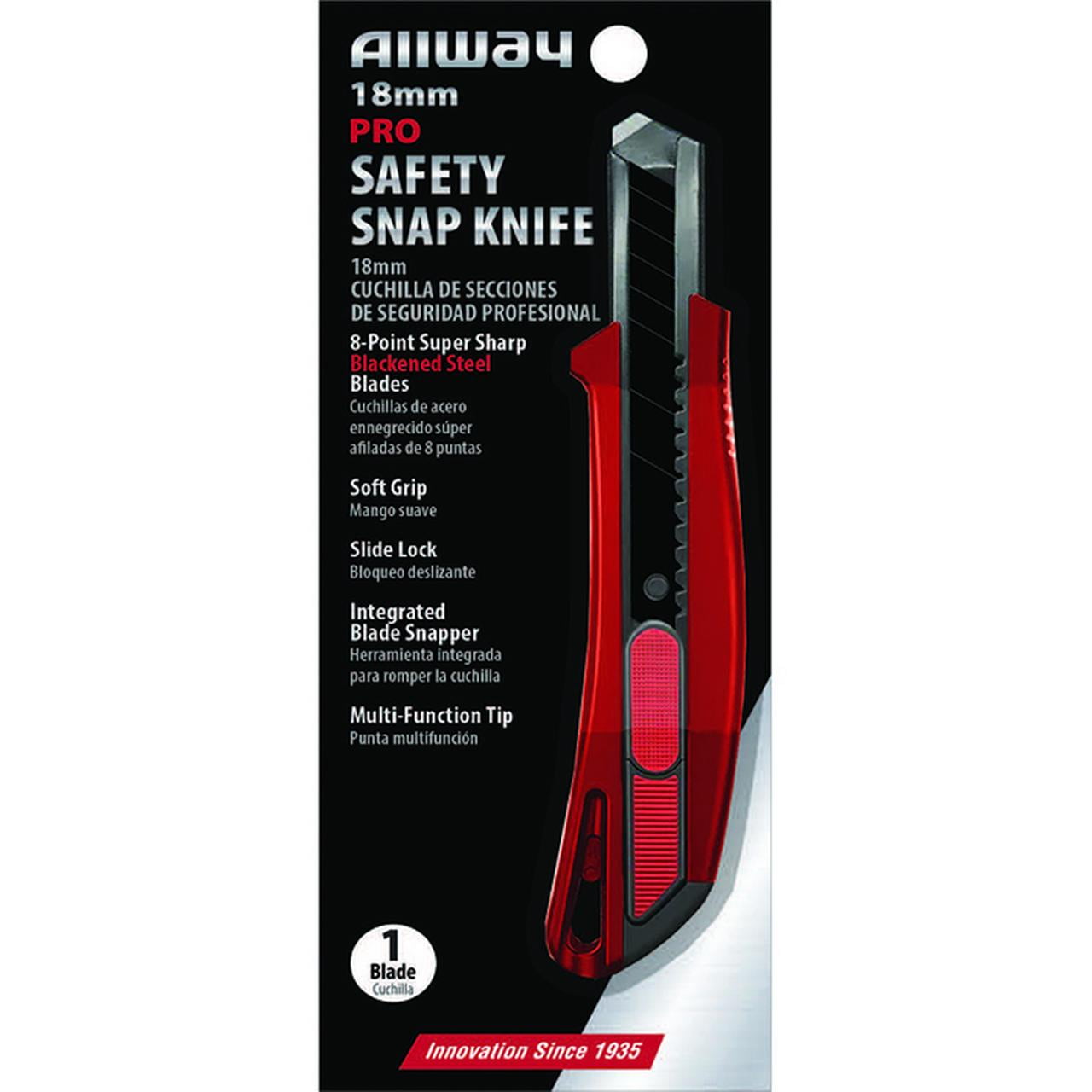 120-Pack of 18mm Allway SK18BS Red/Black K-Series Carded, Pro Soft Grip ...