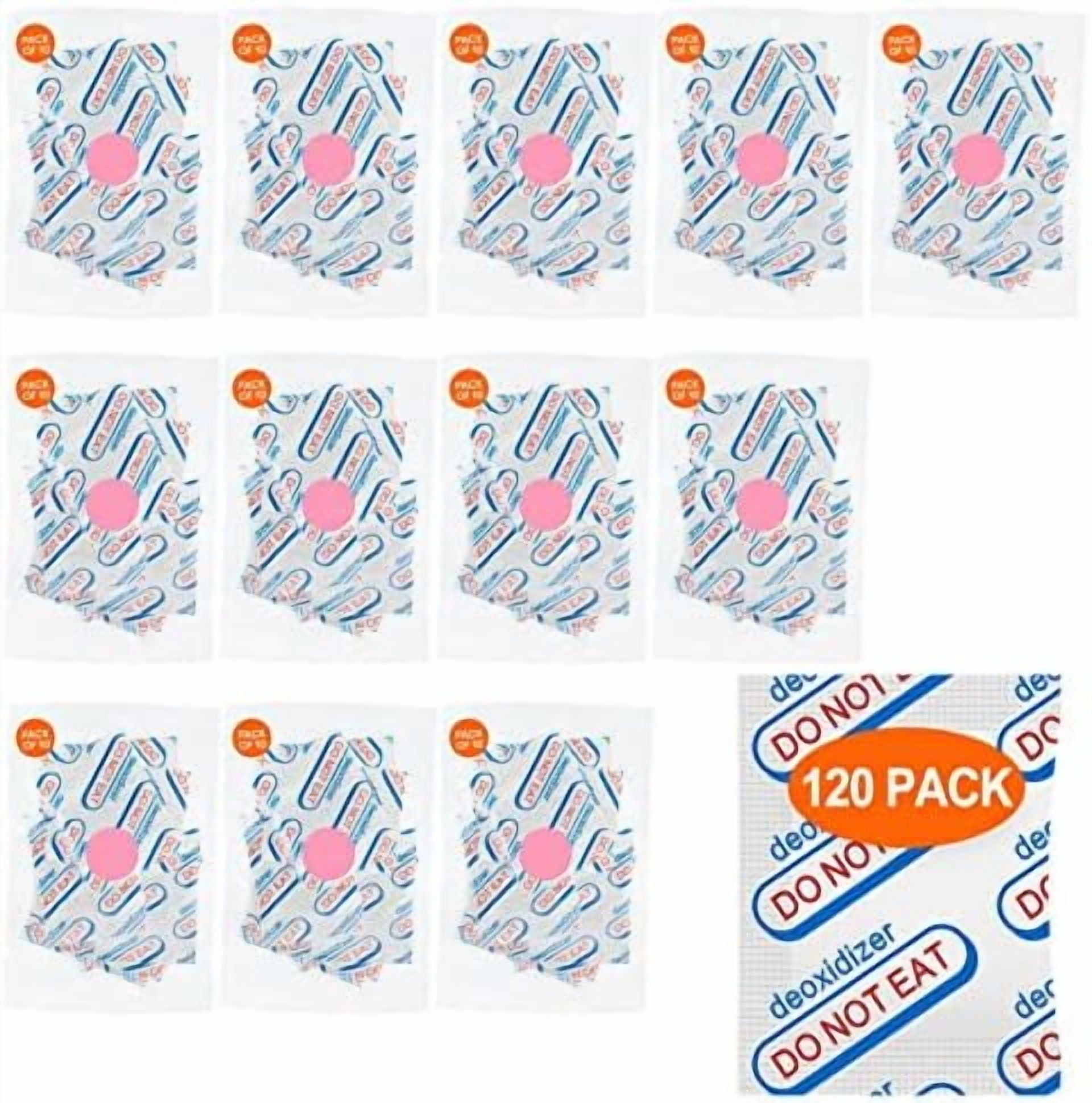 120 Packs 500CC Food Grade Oxygen Absorbers (10 Pack in Individual ...