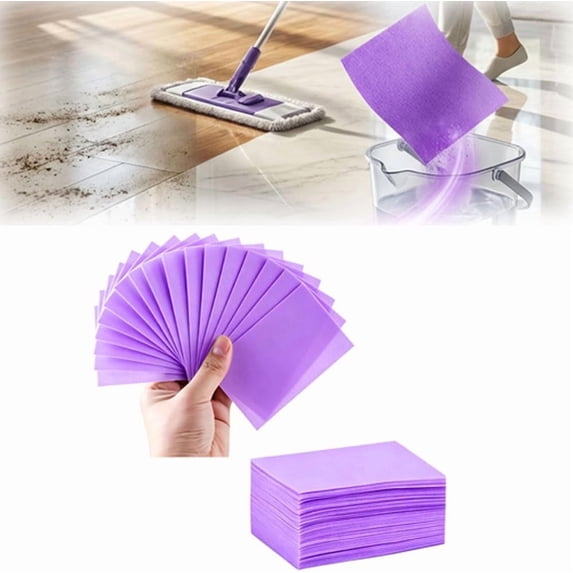 120 Packs Floor Cleaning Tablets Sheets, Water Soluble Floor Cleaner ...