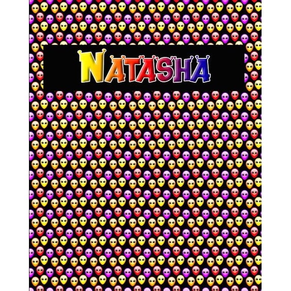 120 Page Handwriting Practice Book with Colorful Alien Cover Natasha ...