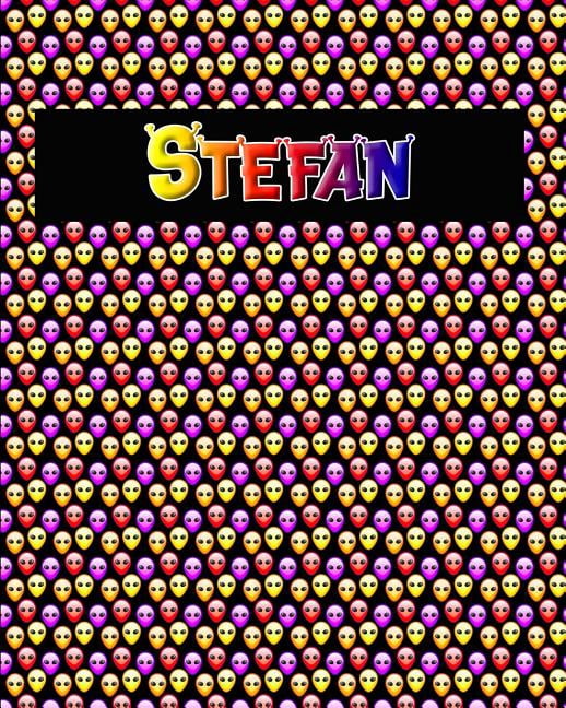 120 Page Handwriting Practice Book with Colorful Alien Cover Stefan ...