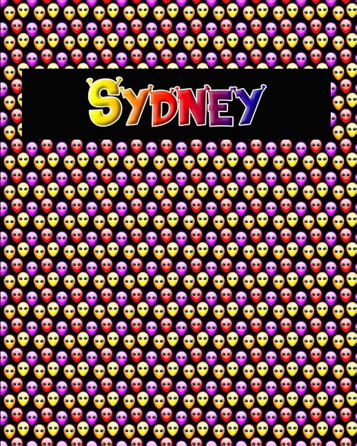 120 Page Handwriting Practice Book with Colorful Alien Cover Sydney ...