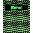 120 Page Handwriting Practice Book with Green Alien Cover Bryce ...