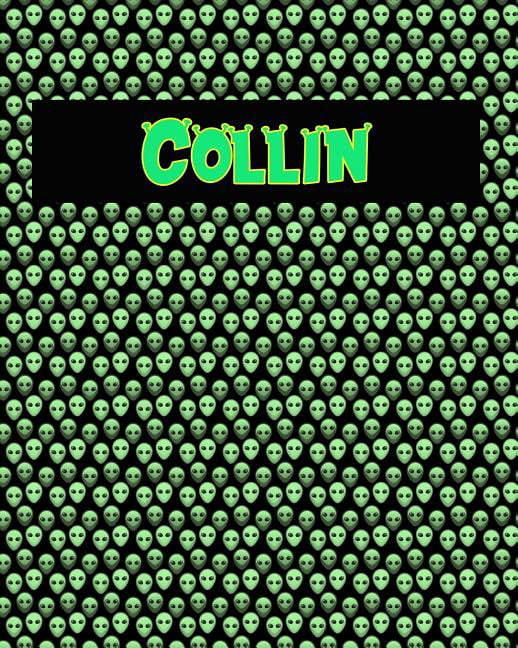 120 Page Handwriting Practice Book with Green Alien Cover Collin ...