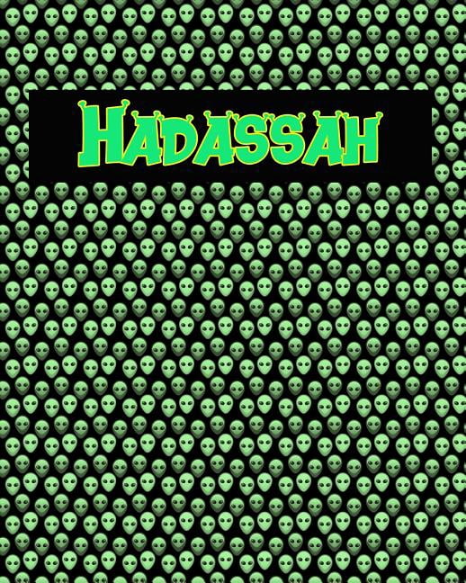120 Page Handwriting Practice Book with Green Alien Cover Hadassah ...