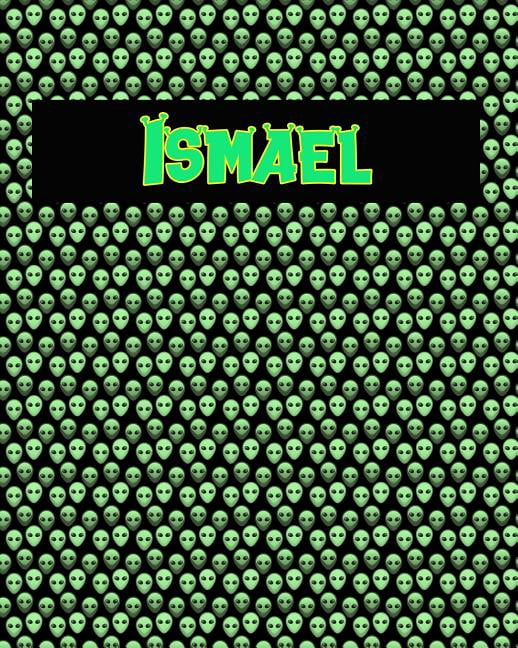 120 Page Handwriting Practice Book with Green Alien Cover Ismael ...